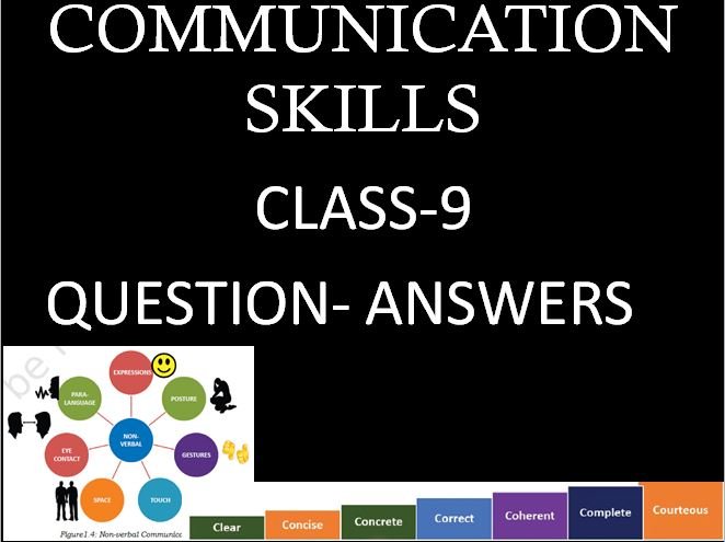Best Communication Skills Class 9 Questions and Answers - CS-IP ...