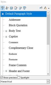 Chapter 1 - Introduction to Styles in LibreOffice Writer Class 10 IT ...