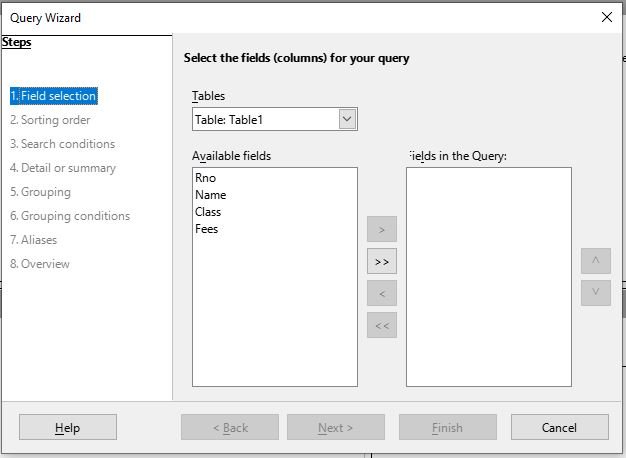 Ch 11 Queries in Libre Office Base NOTES Important Points - CS-IP ...